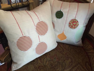 DIY Christmas Pillows - Kim's Upholstery